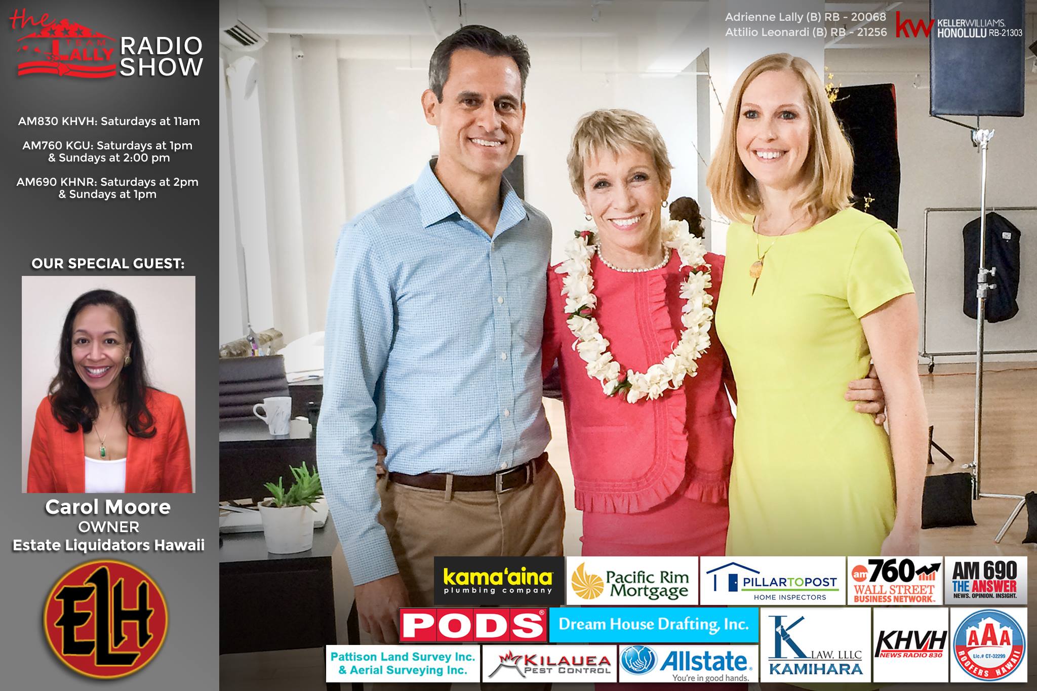 Carol Moore, Owner of Estate Liquidators Hawaii - Team Lally: Hawaii ...